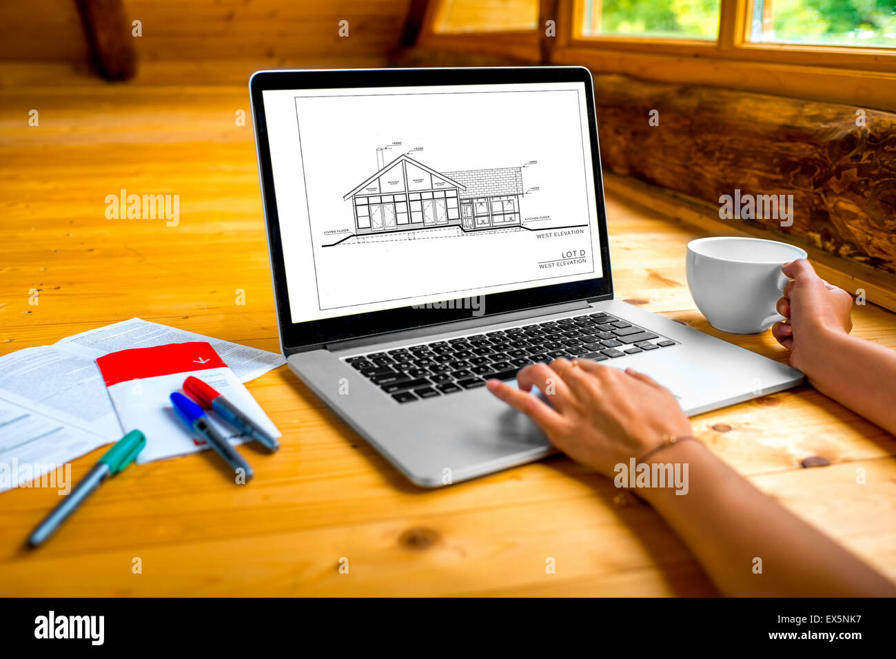 Architectural render house hi-res stock photography and images - Alamy