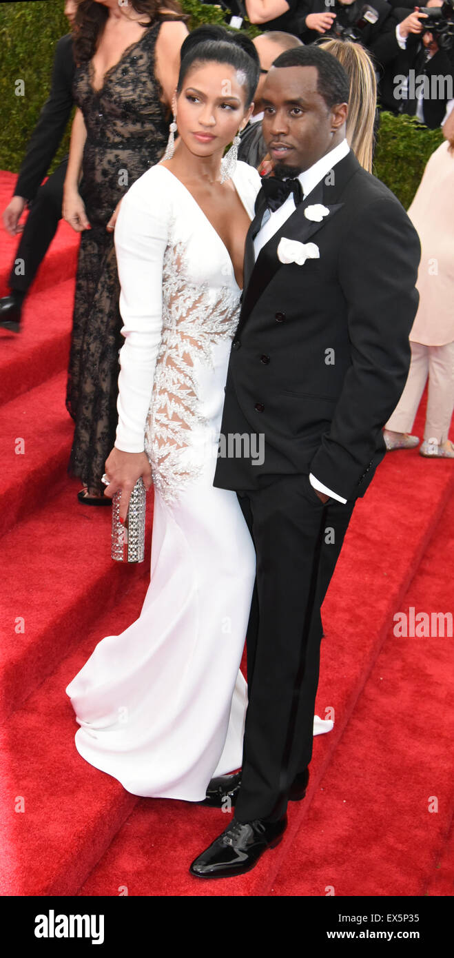 2015 Met Gala - Arrivals Featuring: Cassie Ventura, Sean Coombs Where ...