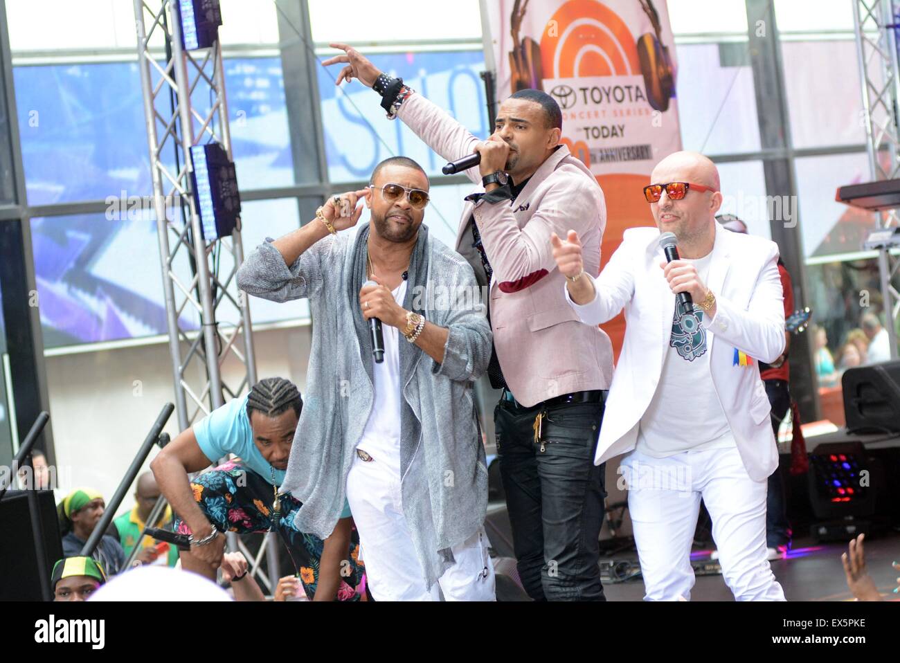 New York, NY, USA. 7th July, 2015. Shaggy on stage for NBC Today Show ...
