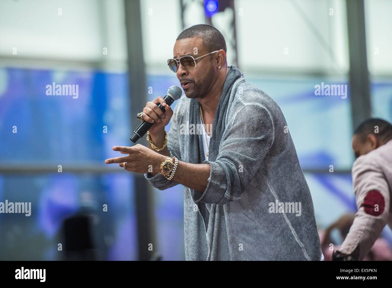 New York, NY, USA. 7th July, 2015. Shaggy on stage for NBC Today Show ...