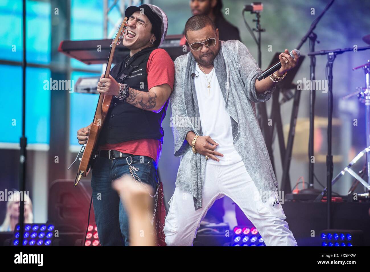 New York, NY, USA. 7th July, 2015. Shaggy on stage for NBC Today Show ...