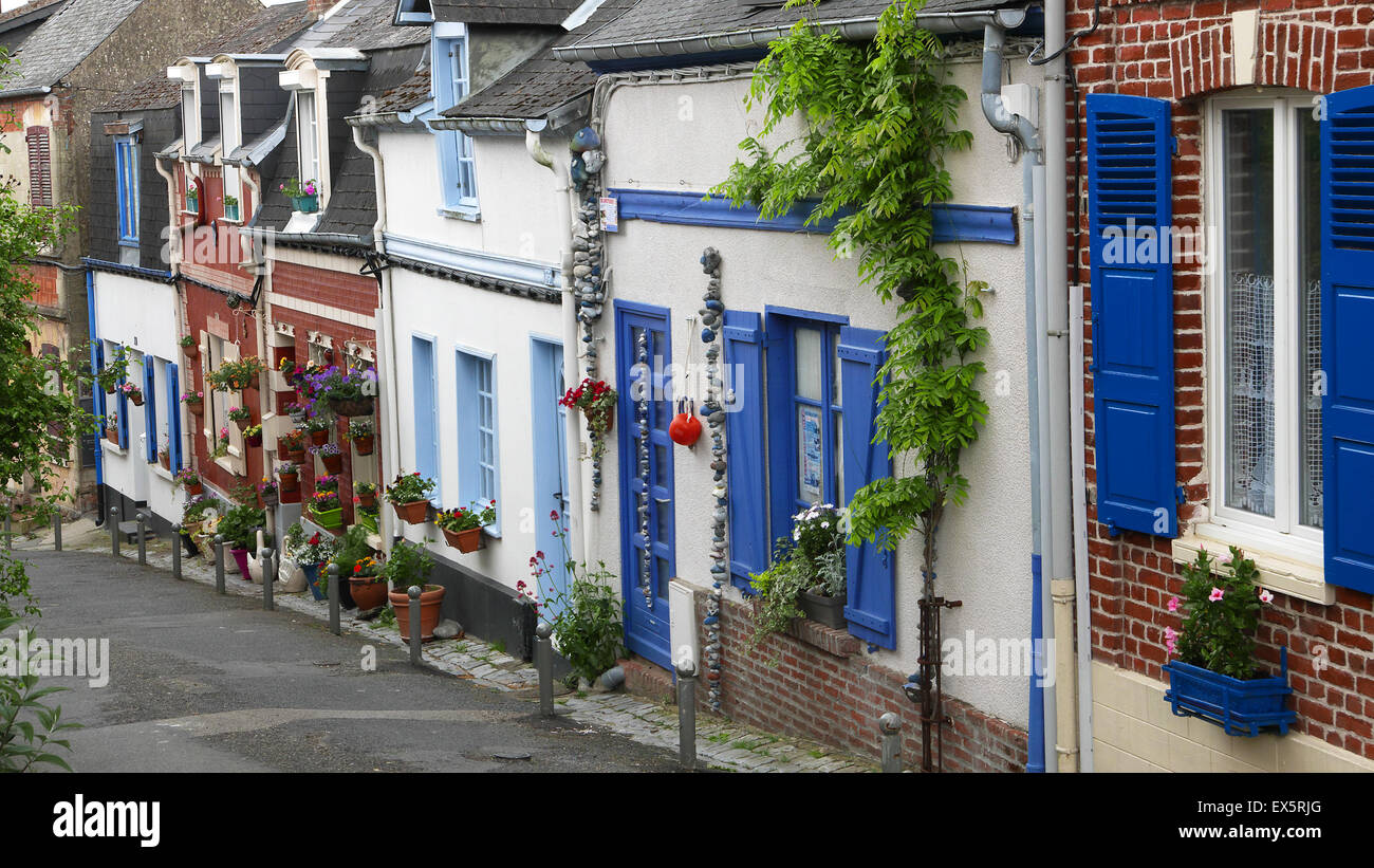 St.Valery sur Somme, France, village Stock Photo - Alamy