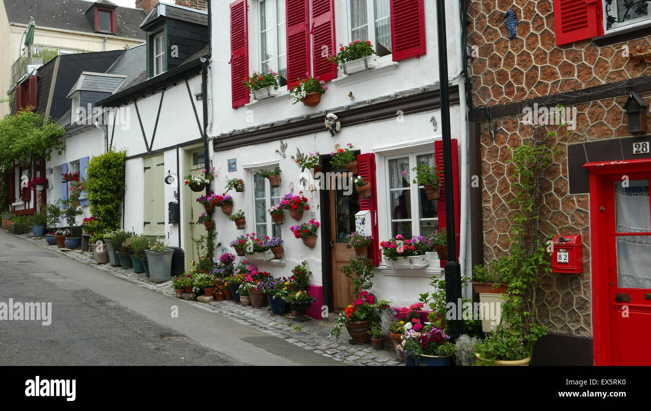 St.Valery sur Somme, France, village Stock Photo - Alamy