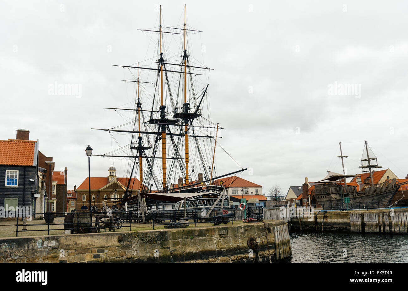Historic Quay Hartlepool, Hartlepool Europe, England Stock Photo - Alamy