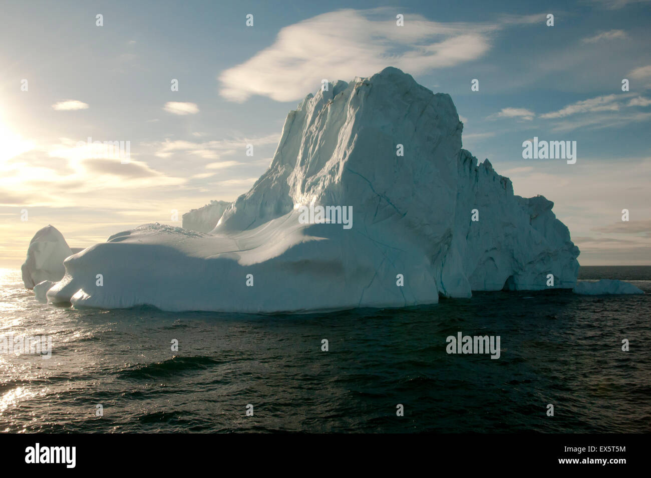 Icebergs - Scoresby Sound - Greenland Stock Photo - Alamy