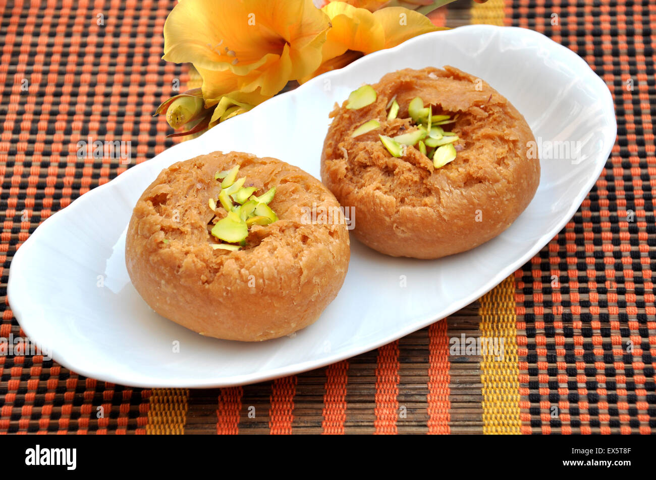Makhan Bara (Famous Indian & Pakistani Sweet Stock Photo - Alamy