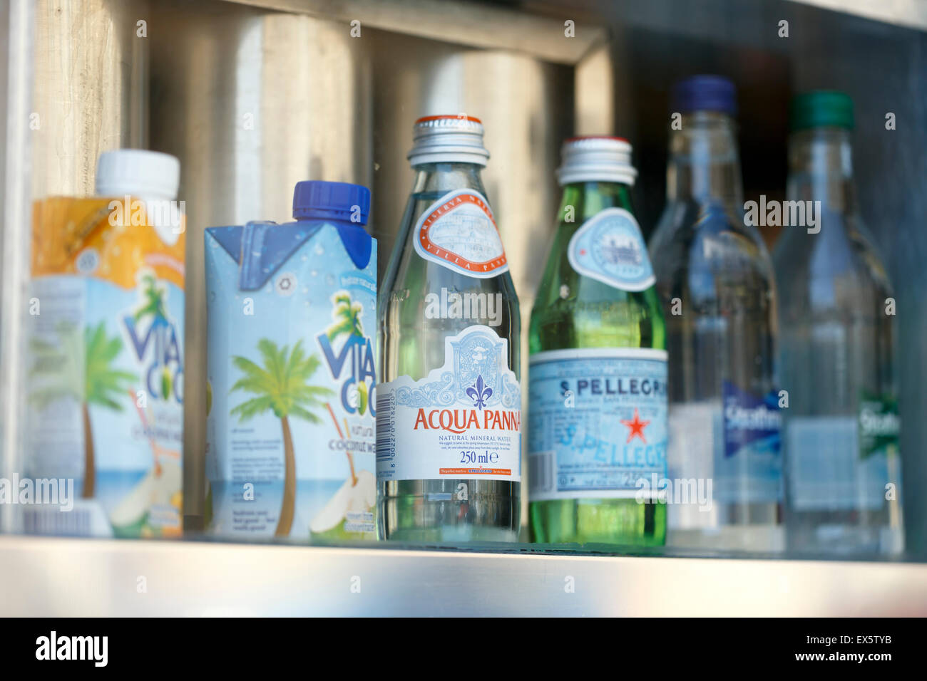 Bottled water display hi-res stock photography and images - Alamy
