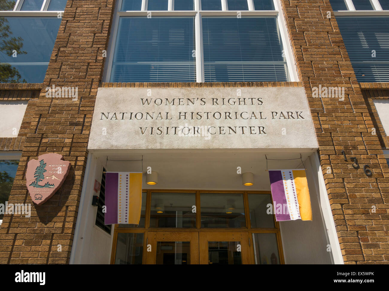 Women's rights national historical park Seneca Falls NY Stock Photo - Alamy