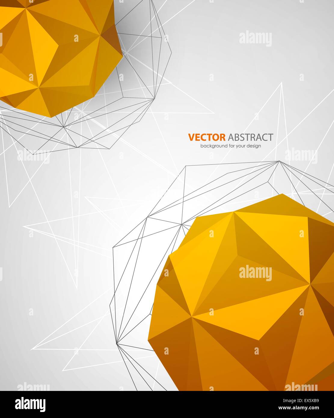 Vector geometric background with triangles Stock Vector Image & Art - Alamy