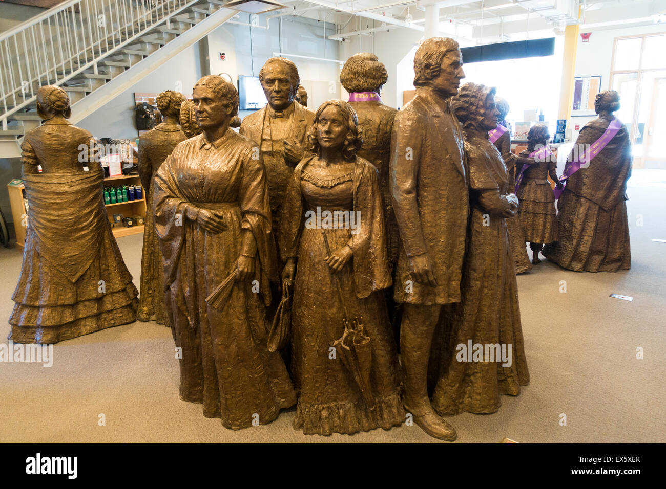 Women's rights national historical park Seneca Falls NY Stock Photo - Alamy