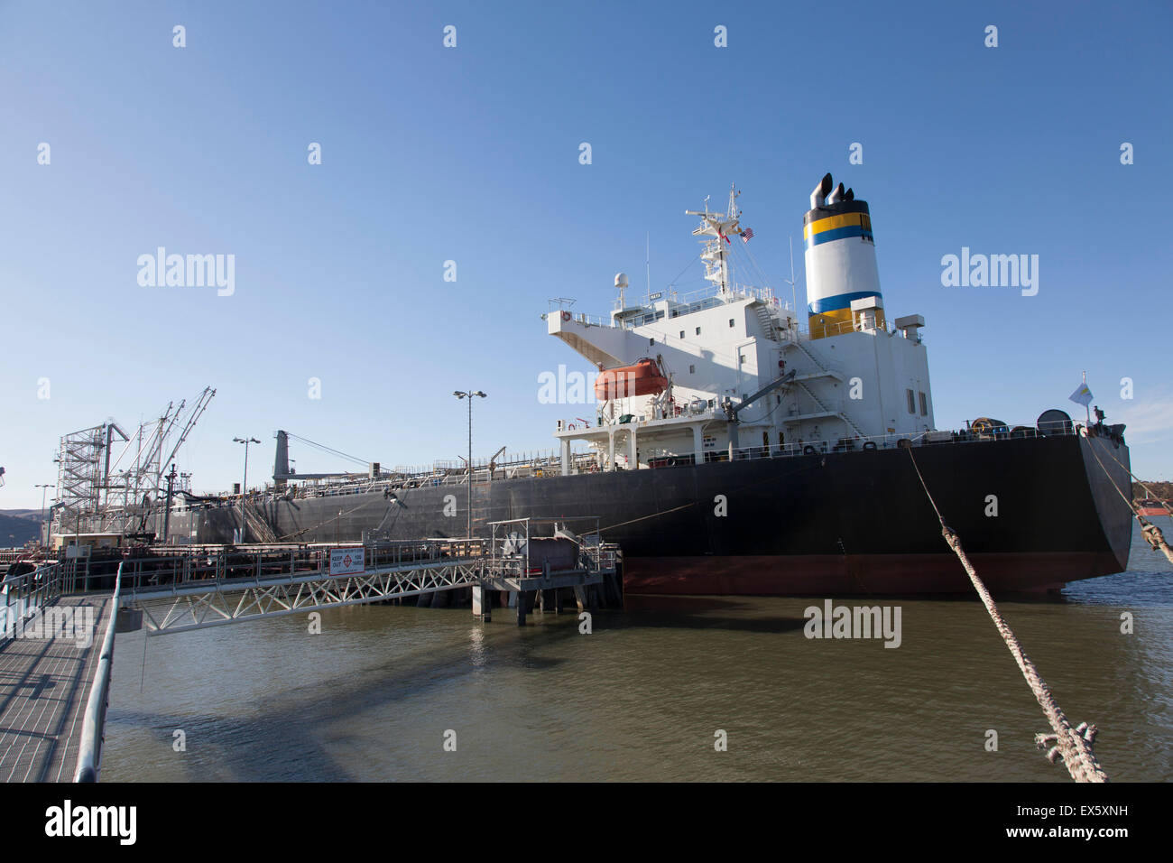 ship docked at daylight Stock Photo - Alamy