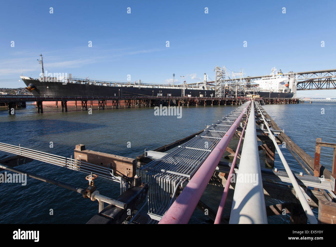 dock bridge at daylight Stock Photo - Alamy