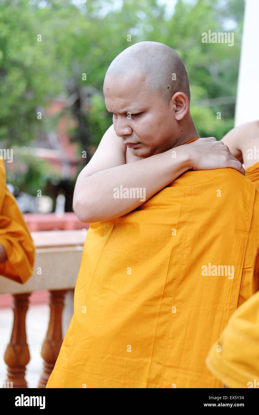 the ordination ceremony that change the Thai young men to be the new ...