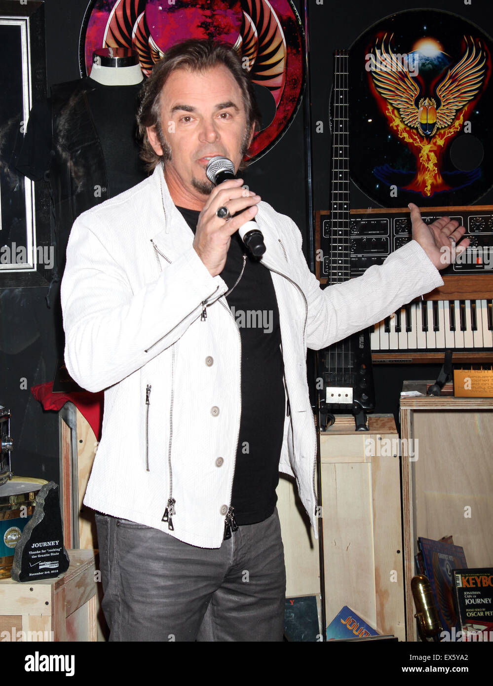 Journey unveils memorabilia cases at The Hard Rock Hotel & Casino in ...
