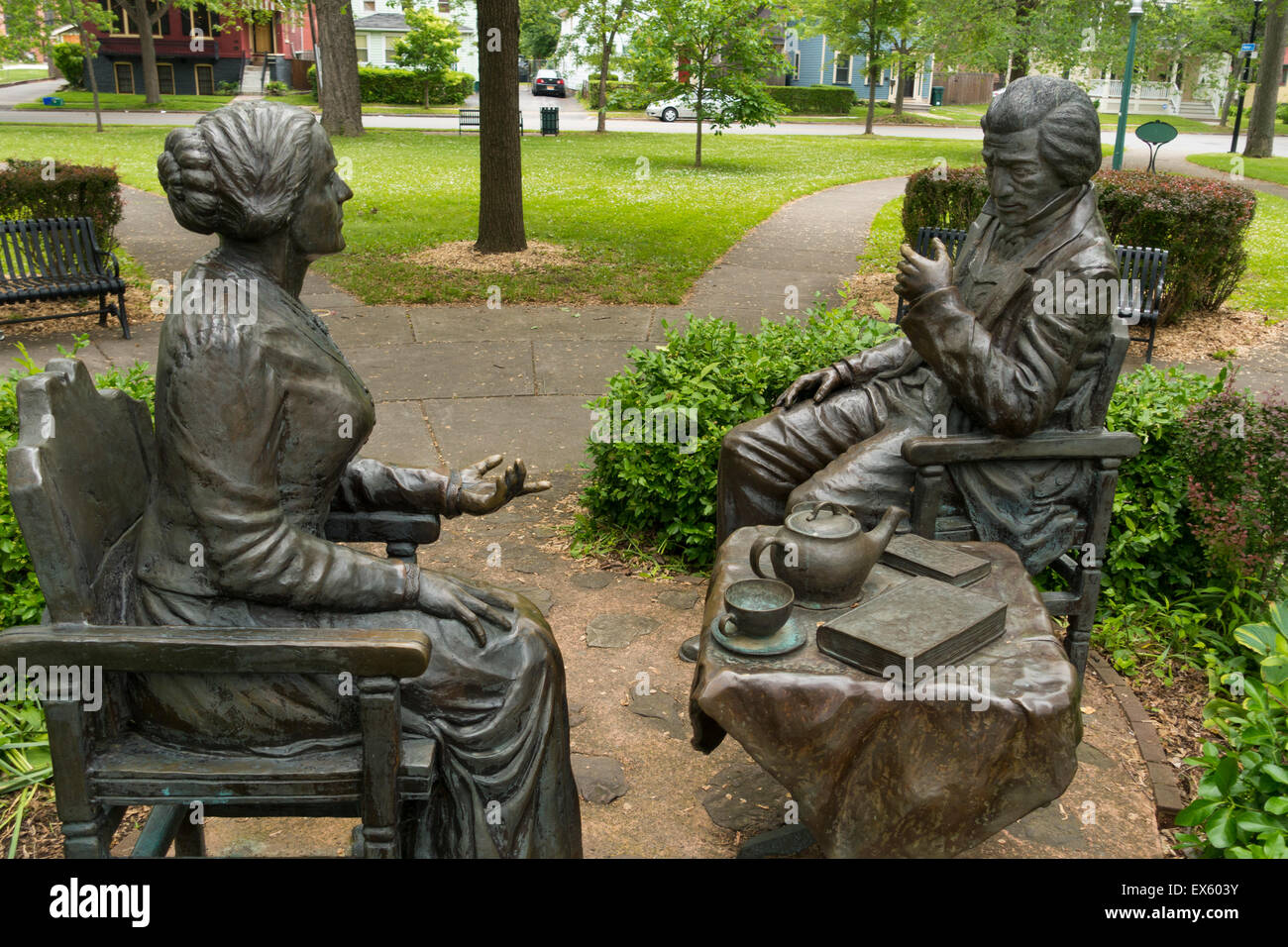 Susan b anthony statue hi-res stock photography and images - Alamy
