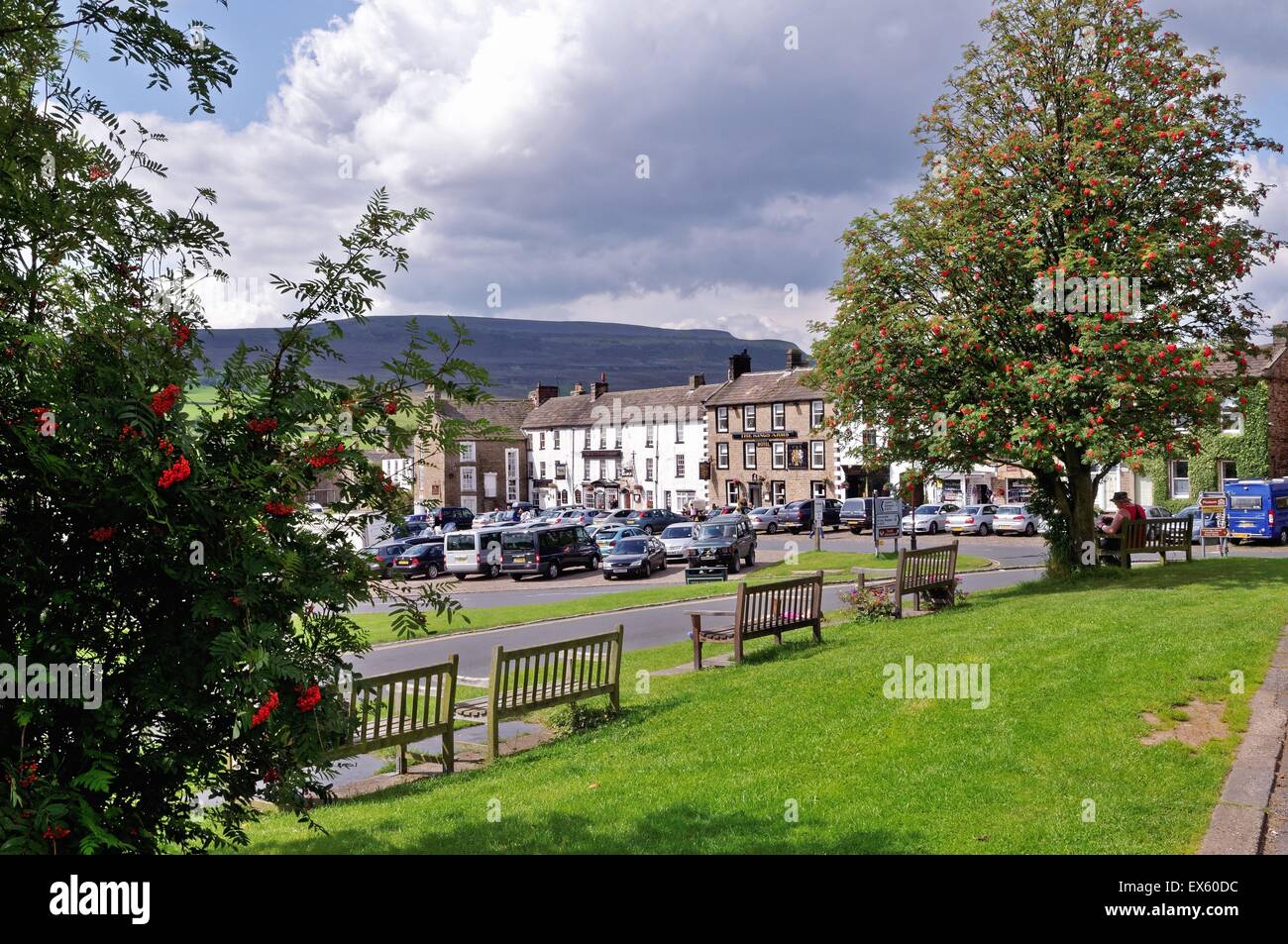 Reeth village in Swaledale North Yorkshire UK Stock Photo - Alamy
