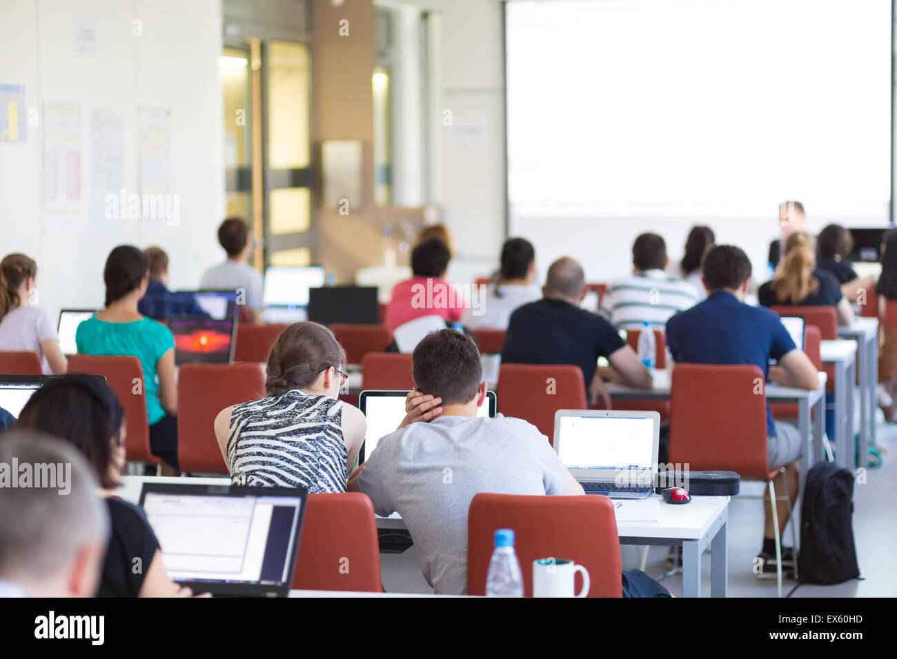 Workshop at university Stock Photo - Alamy