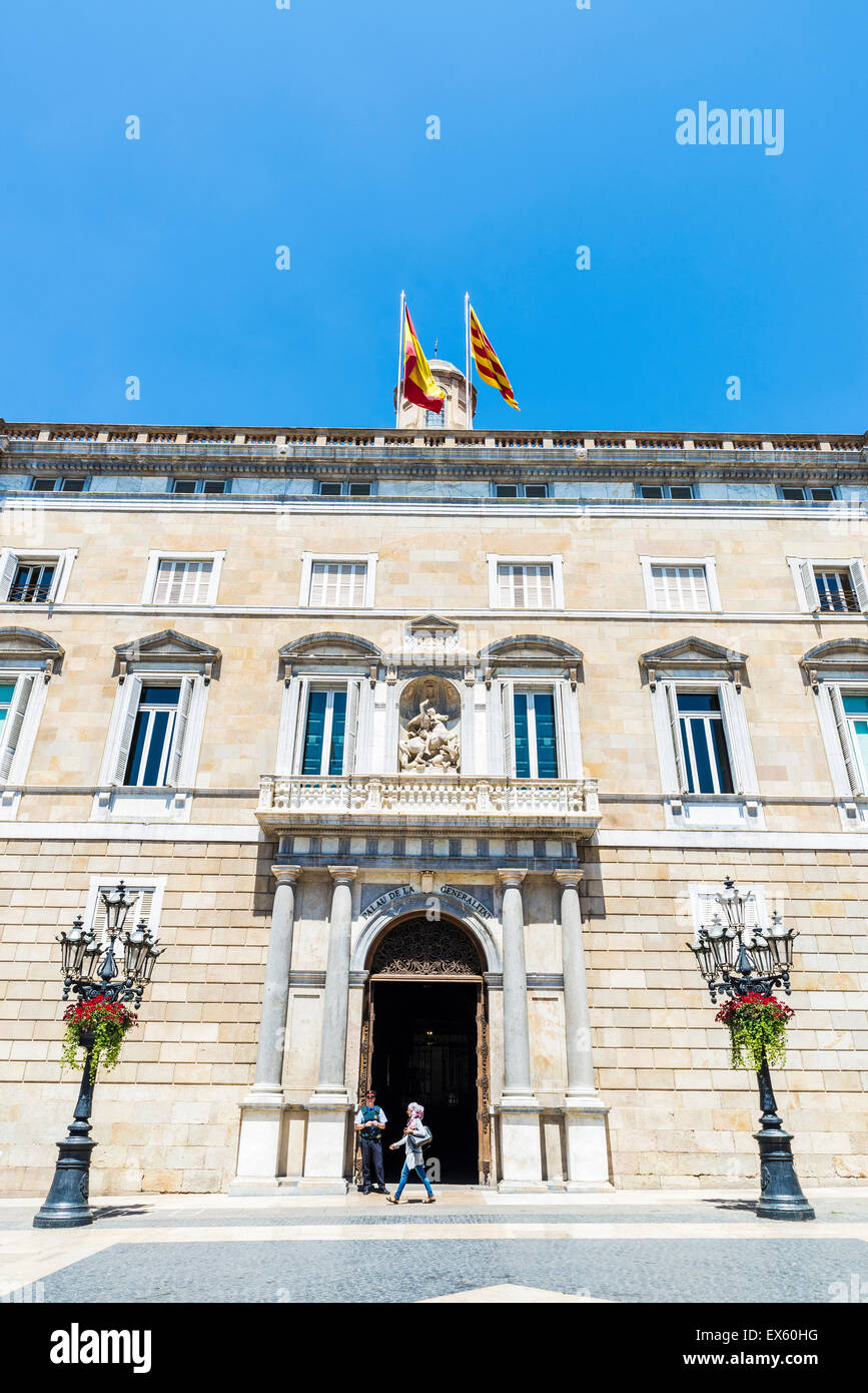 Palace of the government of catalonia hi-res stock photography and ...