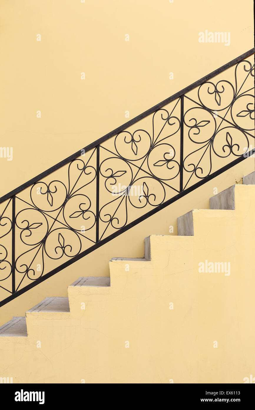 Stairs step outside the building (vintage style Stock Photo - Alamy