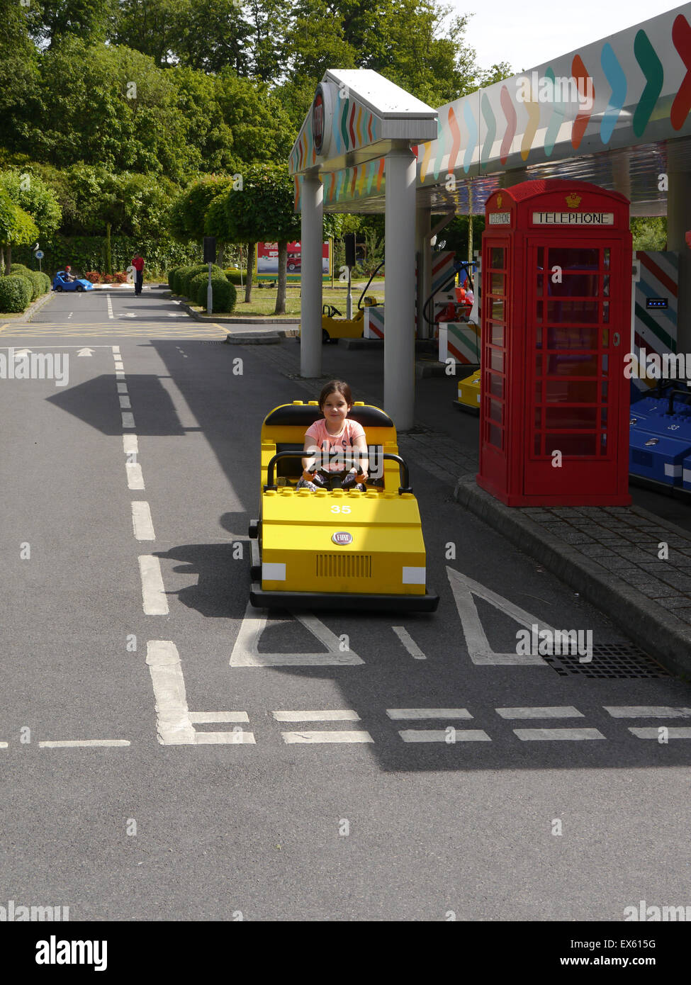 The Lego City Driving School at Legoland Windsor, England Stock Photo ...