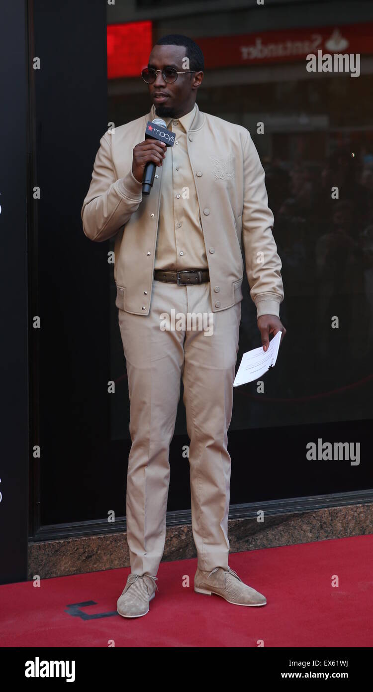 Sean 'Diddy' Combs at the launch of 3am Fragrance at Macy's Herald ...