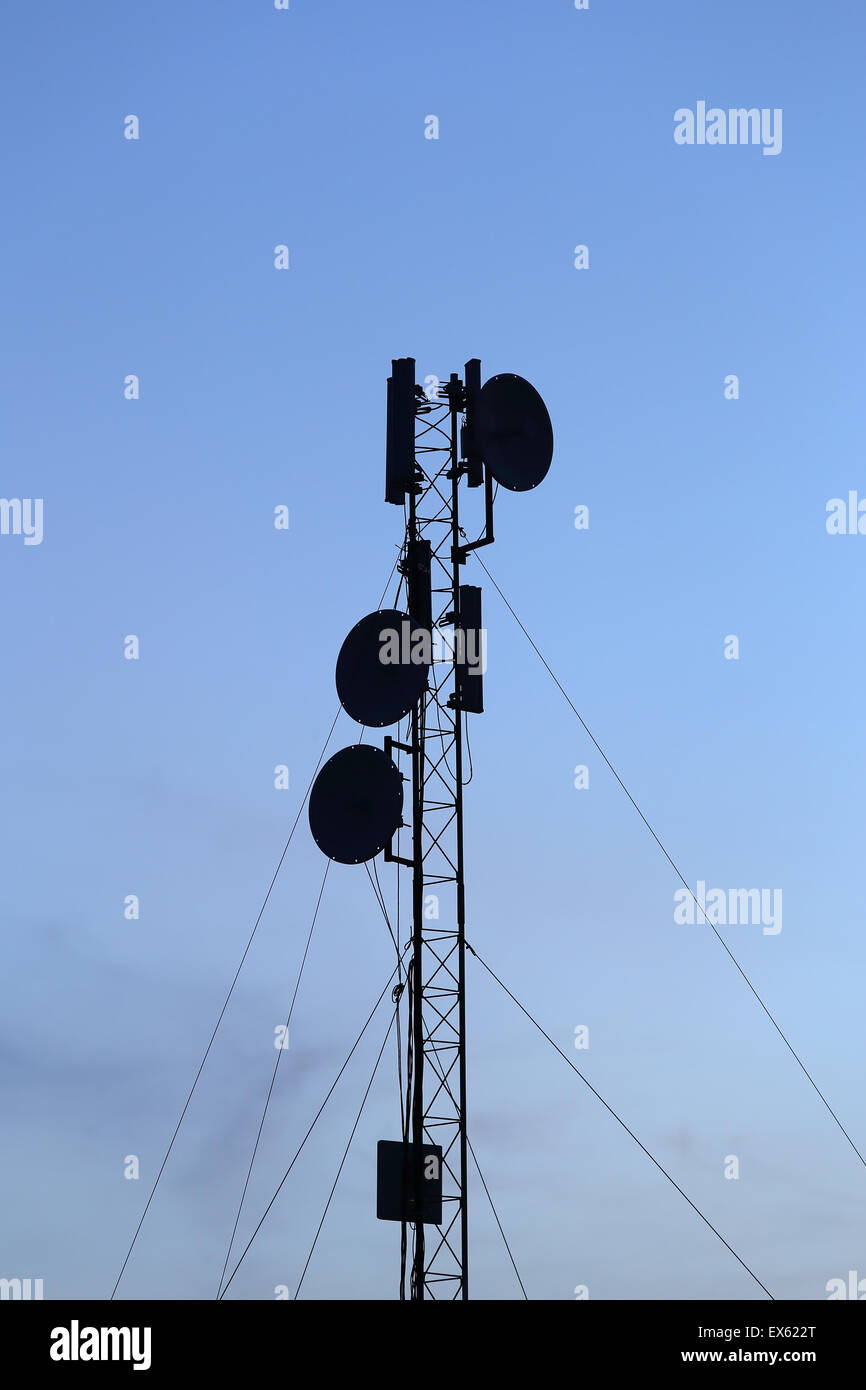 Orange telecommunication tower hi-res stock photography and images - Alamy