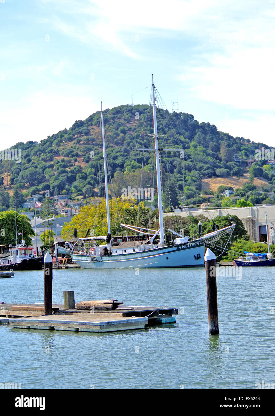 view of the canal district of san rafael california Stock Photo - Alamy