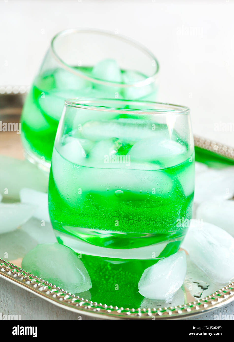 Green drink glass hi-res stock photography and images - Alamy