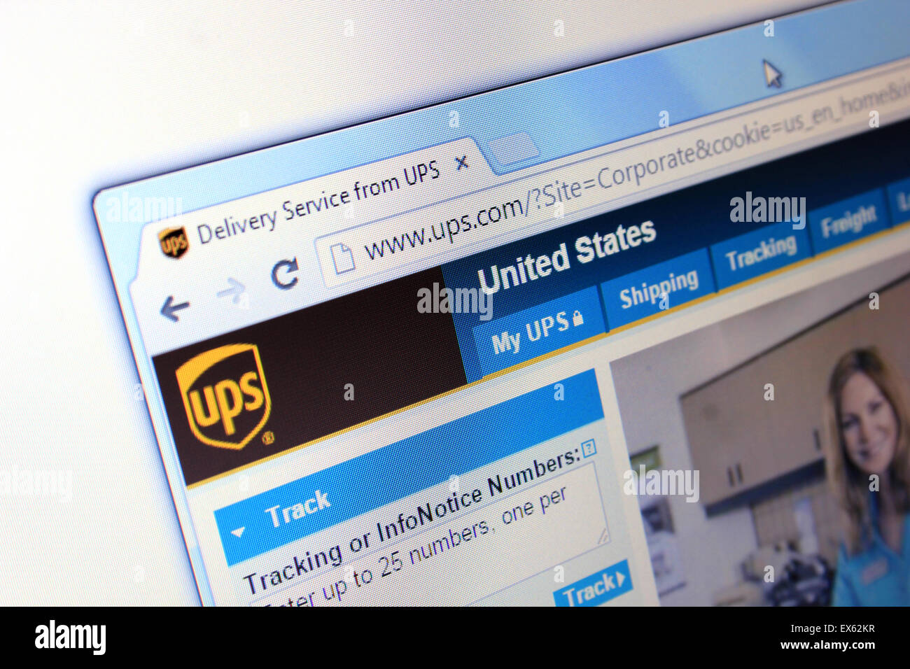 Ups united parcel service hi-res stock photography and images - Alamy
