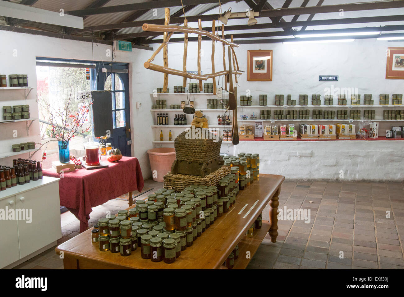inside a traditional jams and condiments store in Berrima, new south ...
