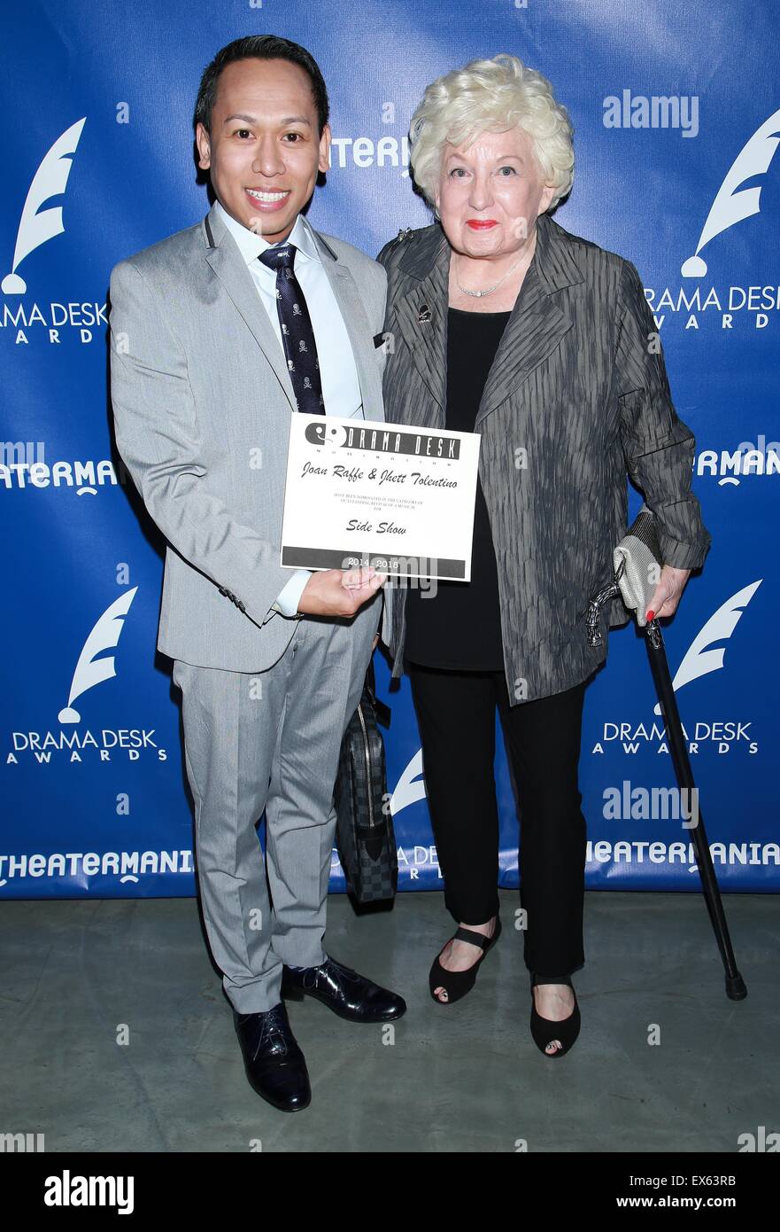 2015 Drama Desk Award nominees reception held at New World Stages ...