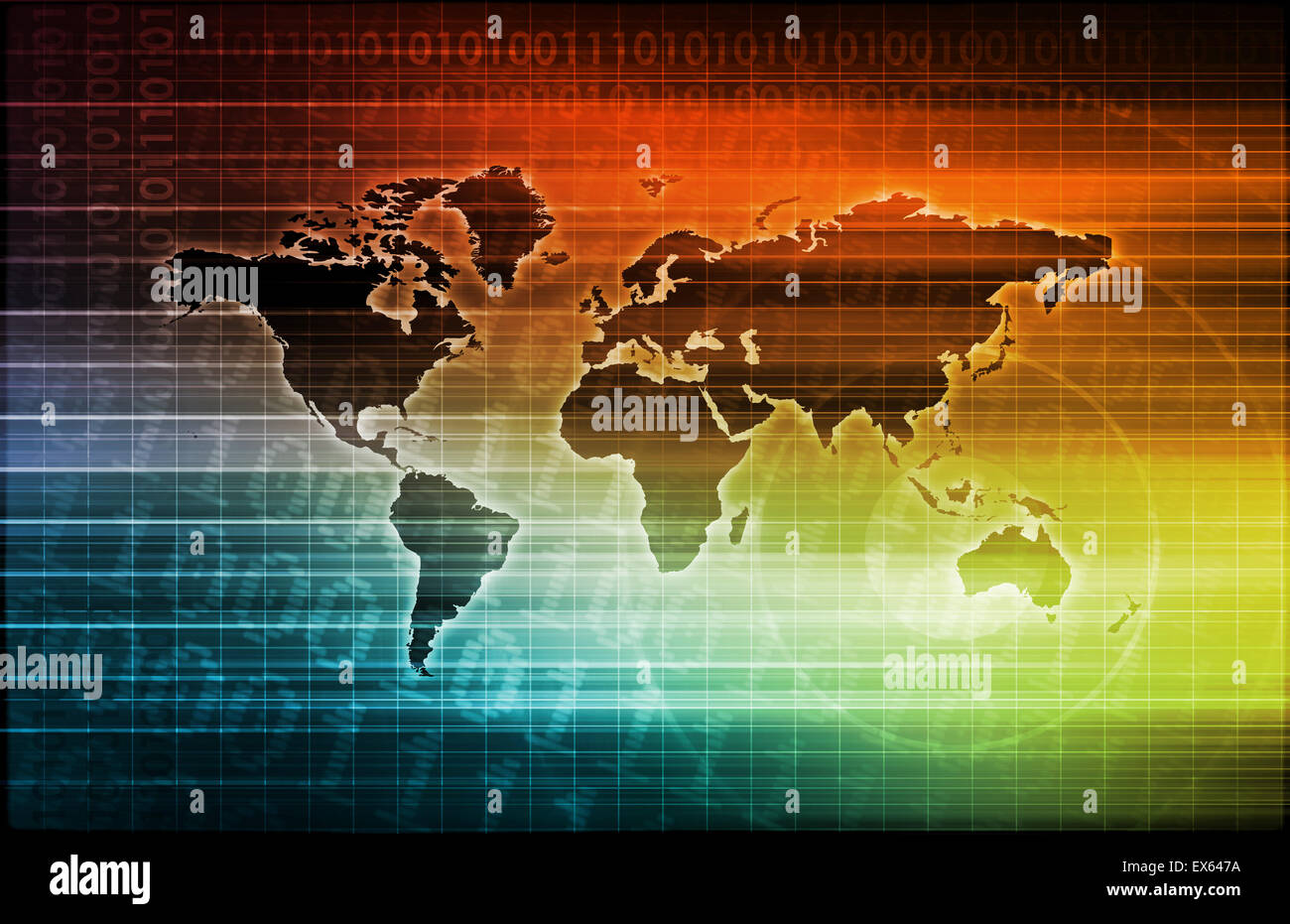 Concept for New Technology Corporate Business Development Art Stock ...