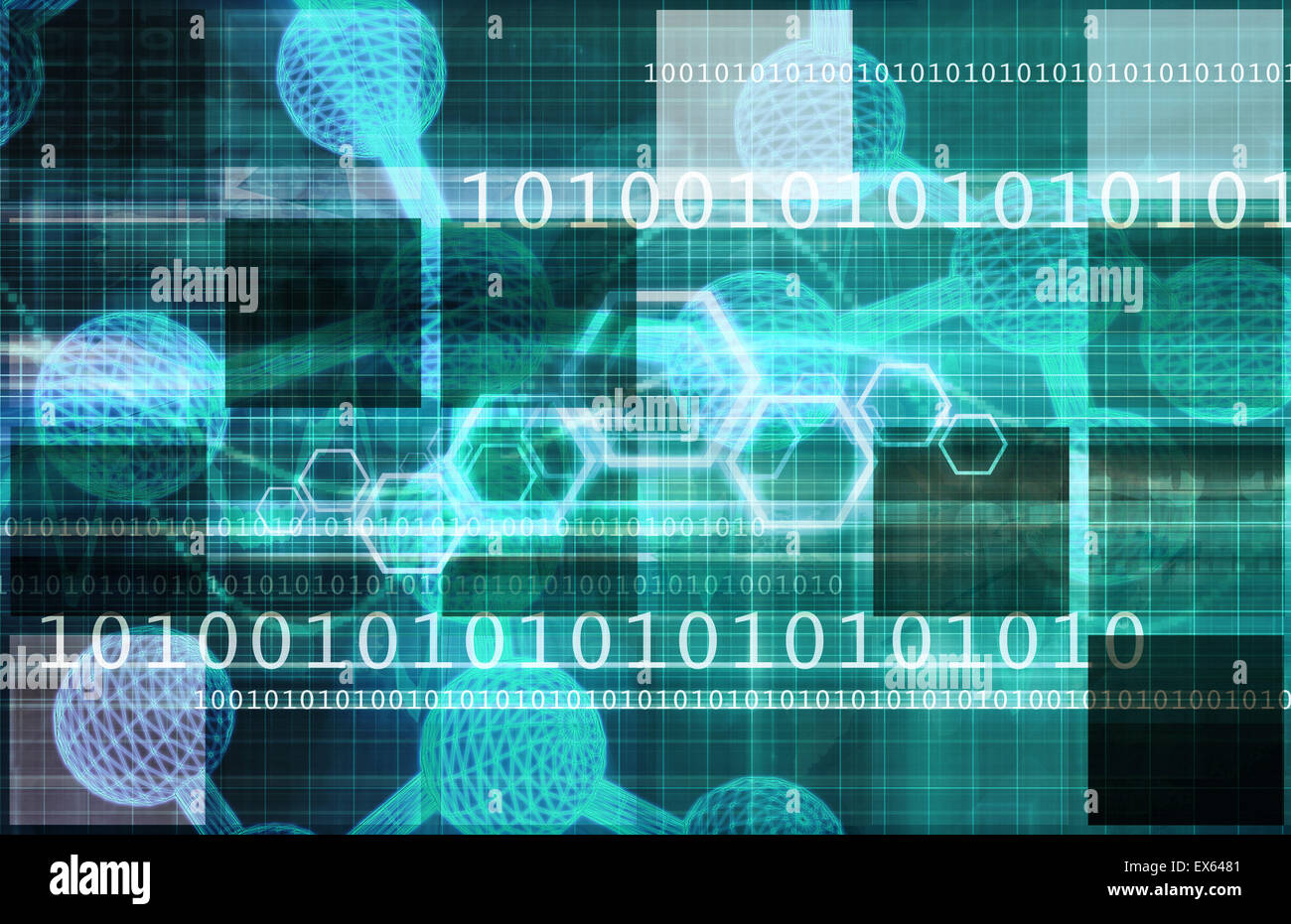 Technology Abstract with Futuristic Lines as Art Stock Photo - Alamy