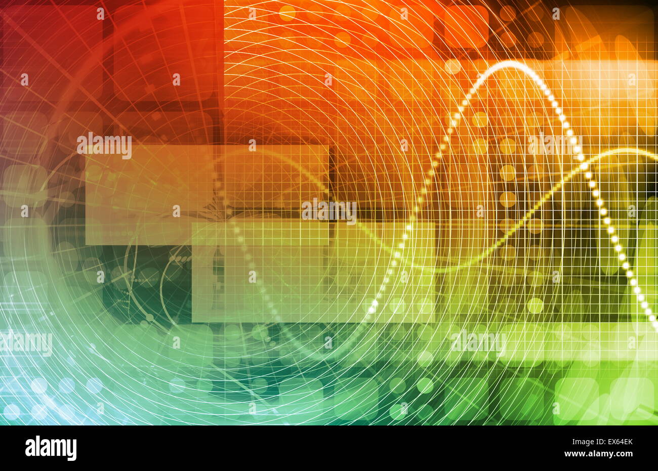 Futuristic Interface Business Graph and Chart Art Stock Photo - Alamy