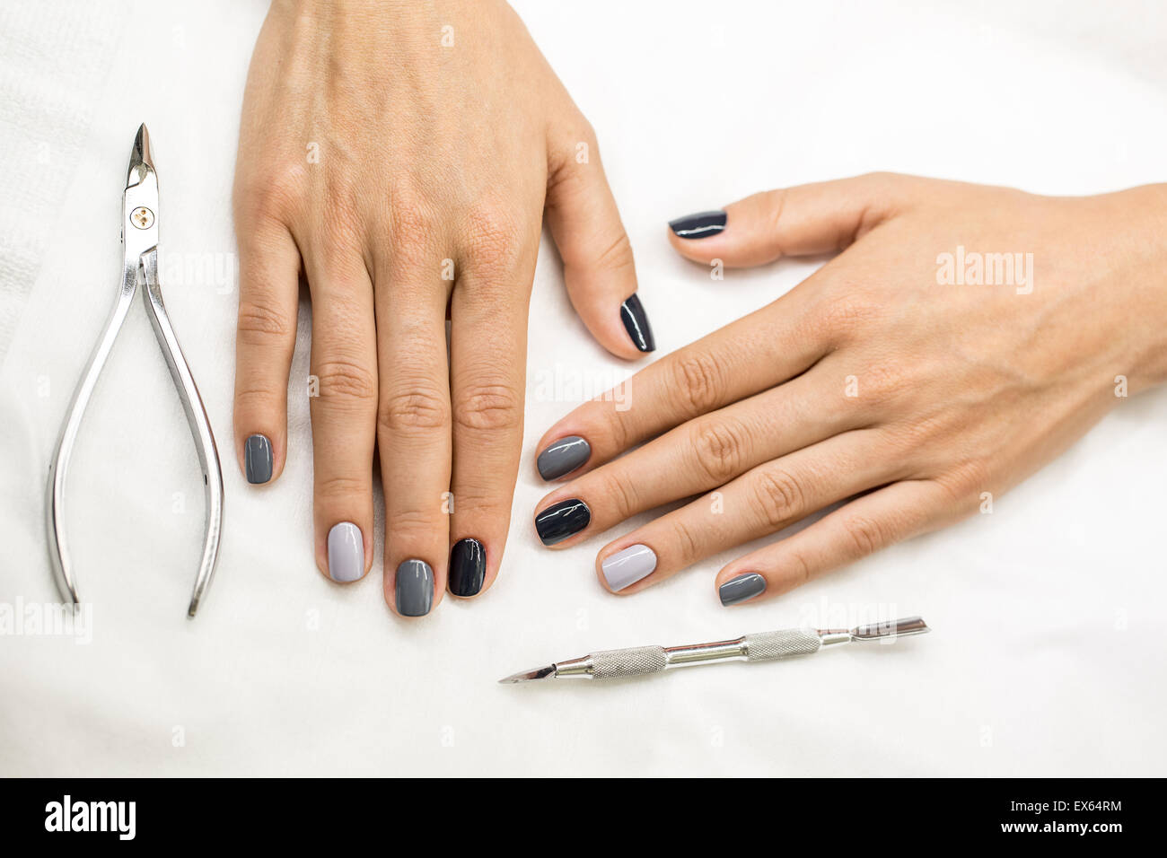 Beautiful manicure hi-res stock photography and images - Alamy