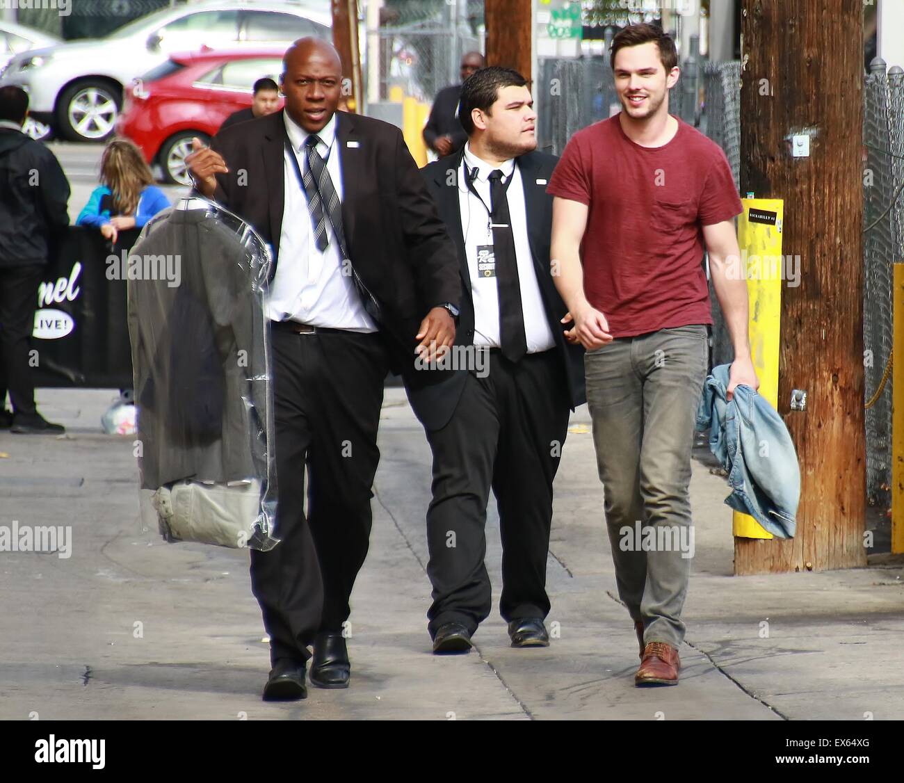 Nicholas Hoult at Jimmy Kimmel Live! Featuring: Nicholas Hoult Where ...