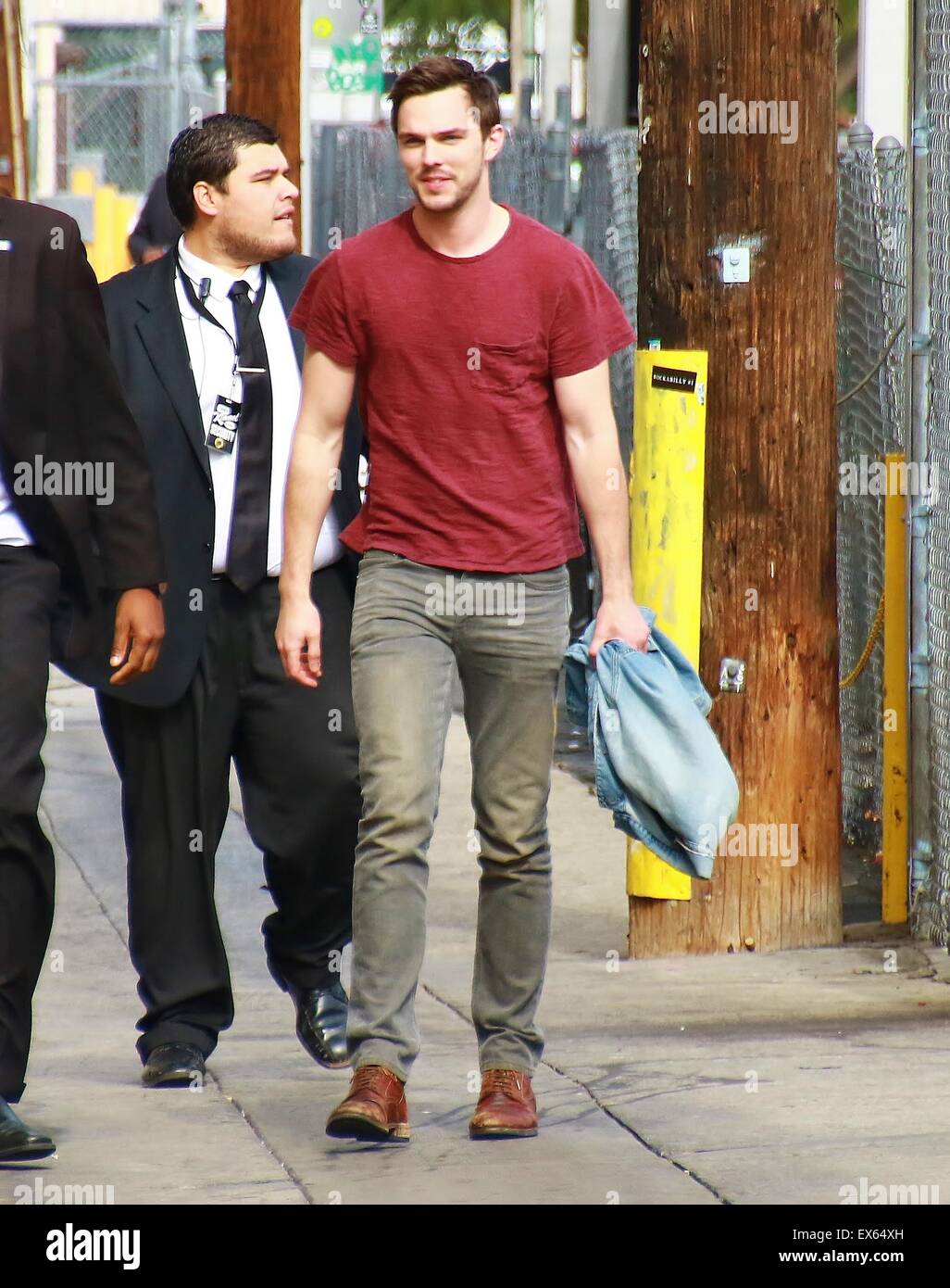 Nicholas Hoult at Jimmy Kimmel Live! Featuring: Nicholas Hoult Where ...