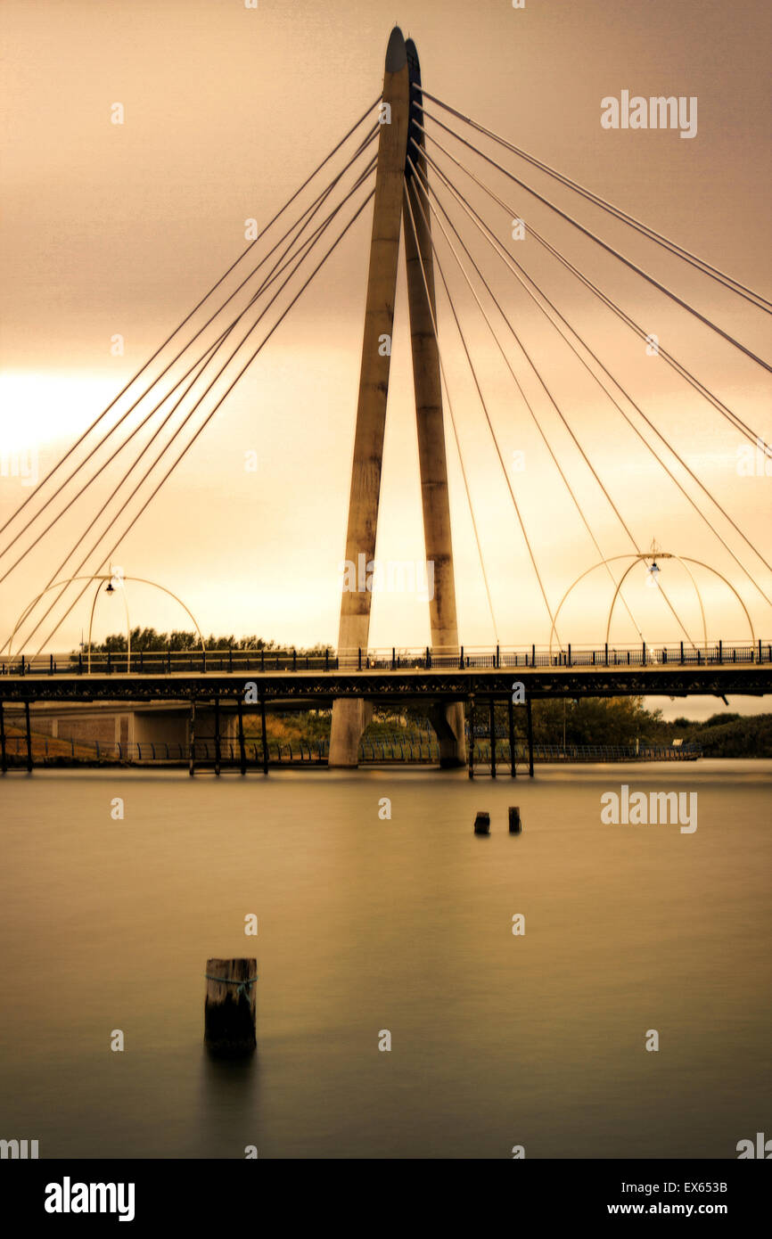 Marine Way Bridge connecting Ocean Plaza complex with town centre ...