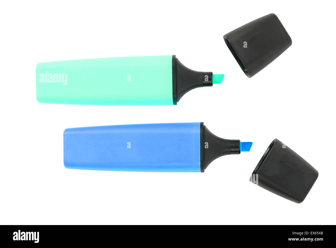 Collection of highlighters isolated over a white background Stock Photo ...