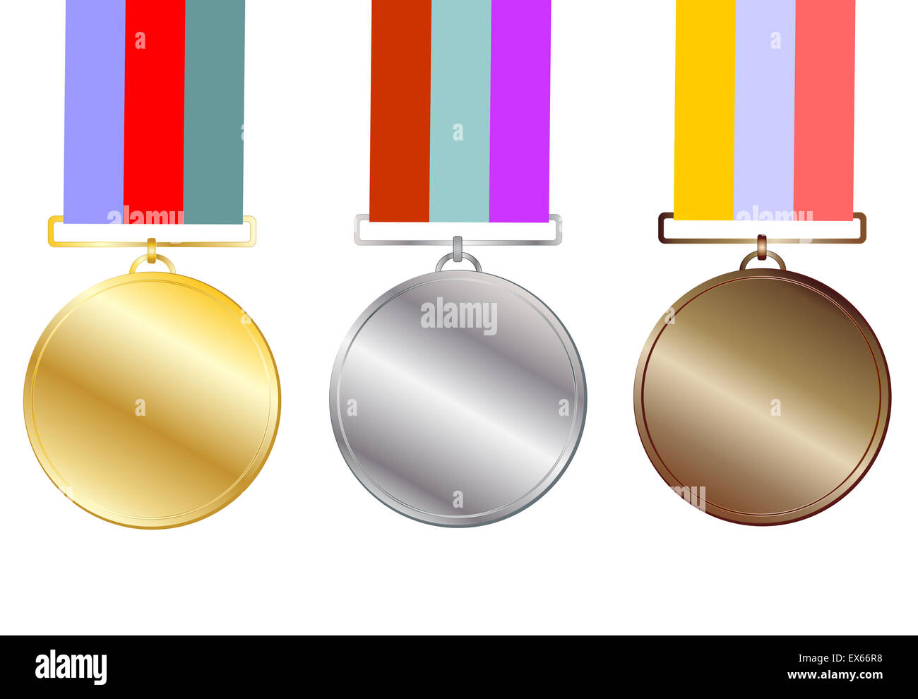 Bronze medal with number three hi-res stock photography and images - Alamy