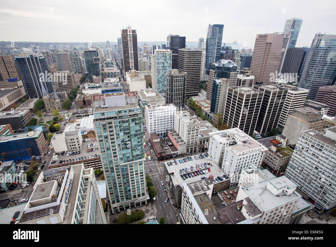 Skyscrapers vancouver hi-res stock photography and images - Alamy