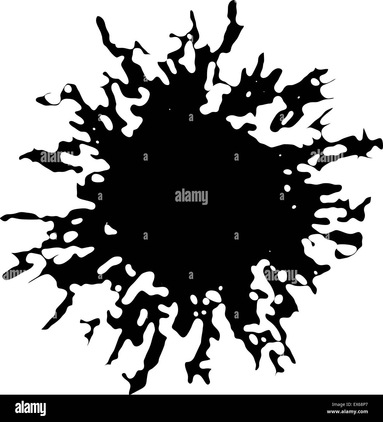 Vector Ink Blotch. Design Element Stock Vector Image & Art - Alamy