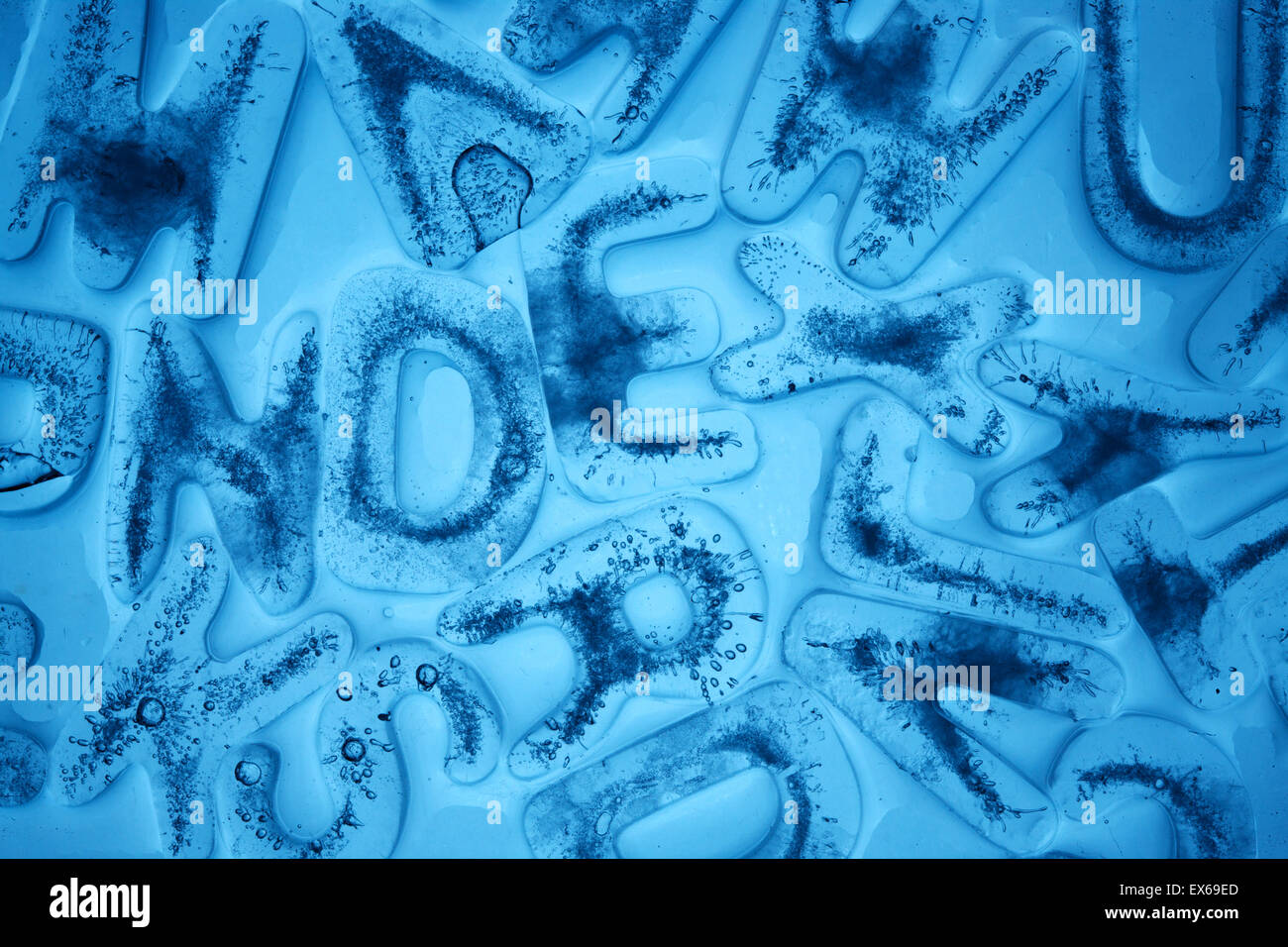 Ice letters hi-res stock photography and images - Alamy