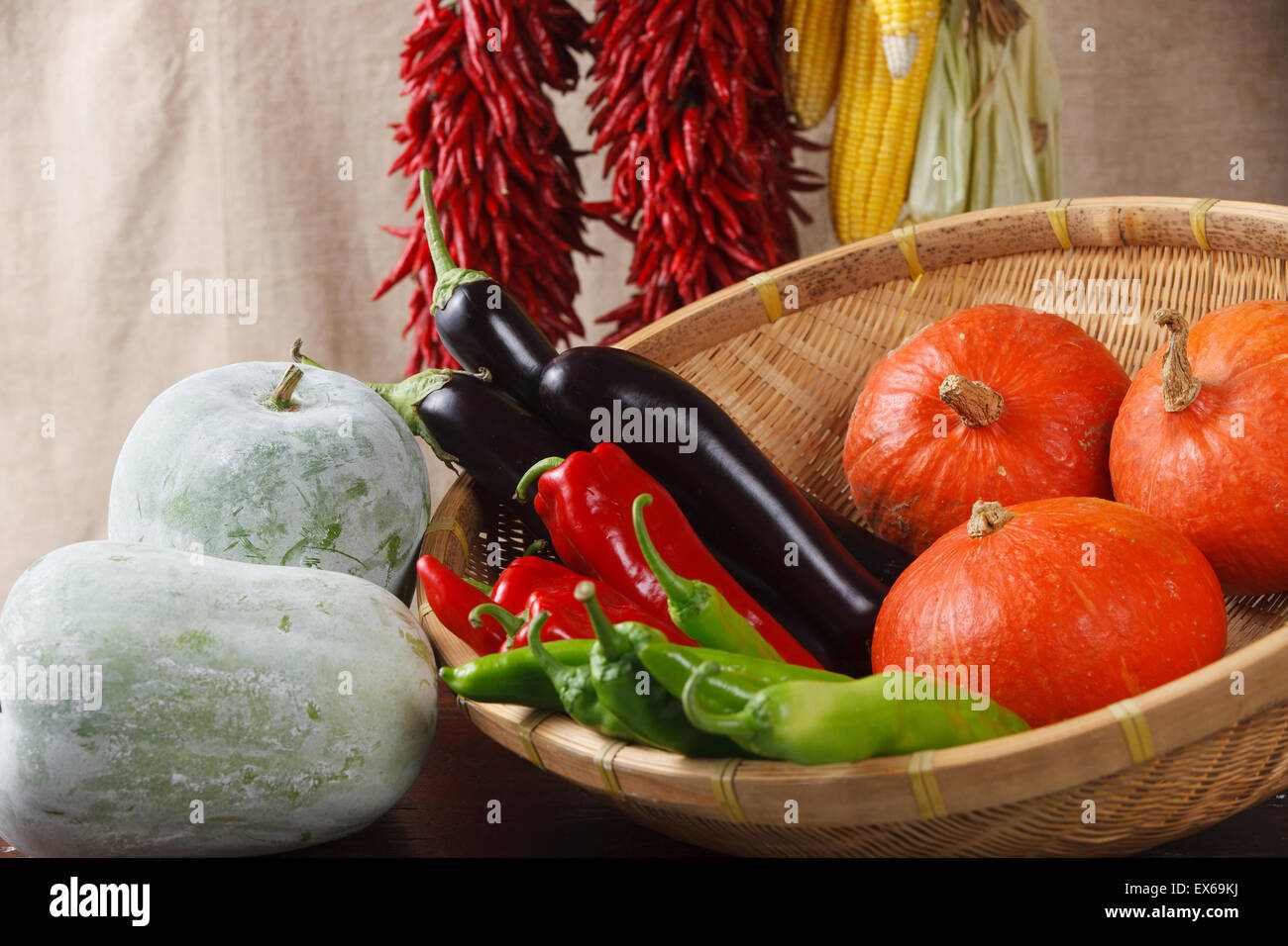 Still life of vegetables Stock Photo - Alamy