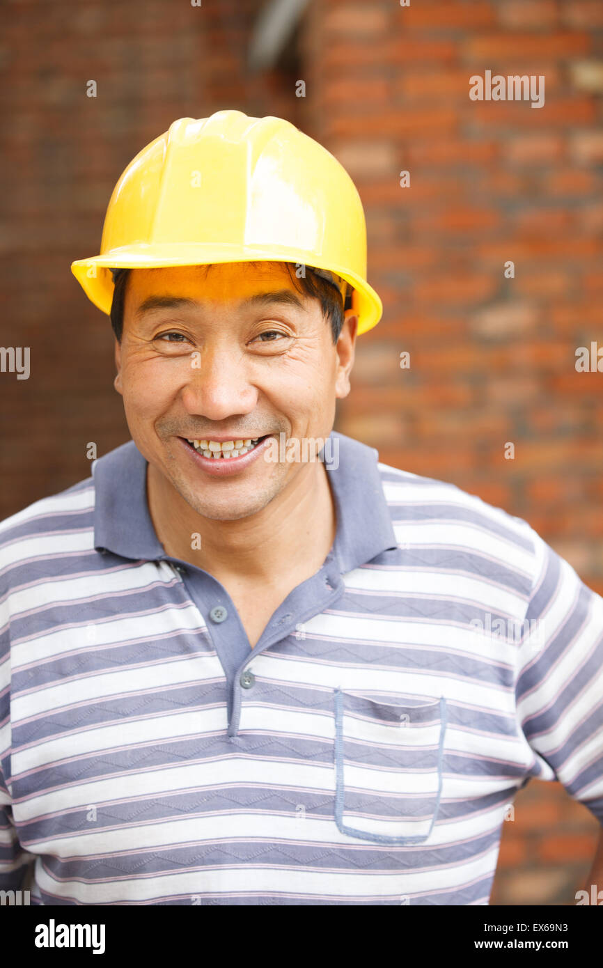 Portrait of construction workers Stock Photo - Alamy