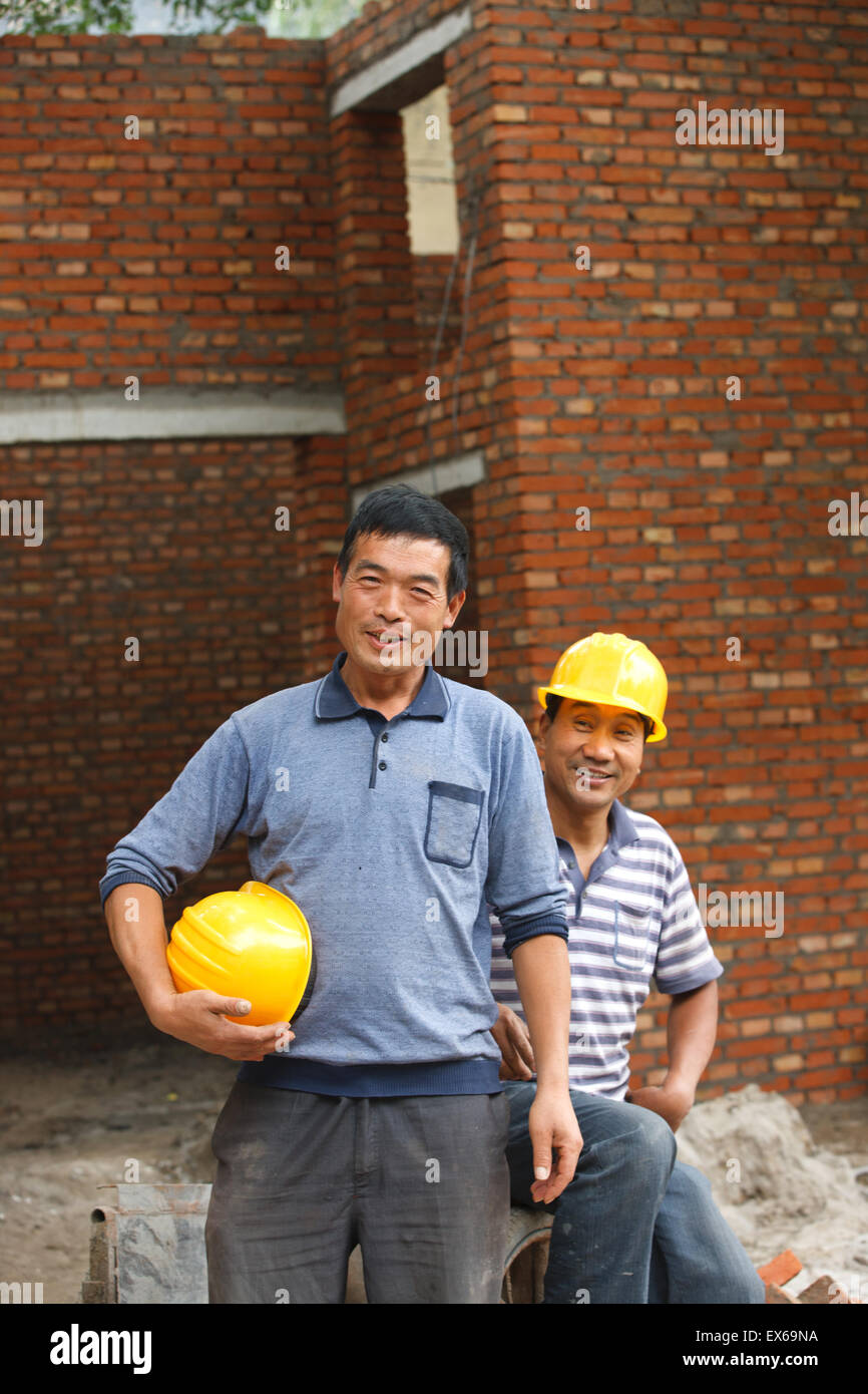 Portrait construction workers hi-res stock photography and images - Alamy