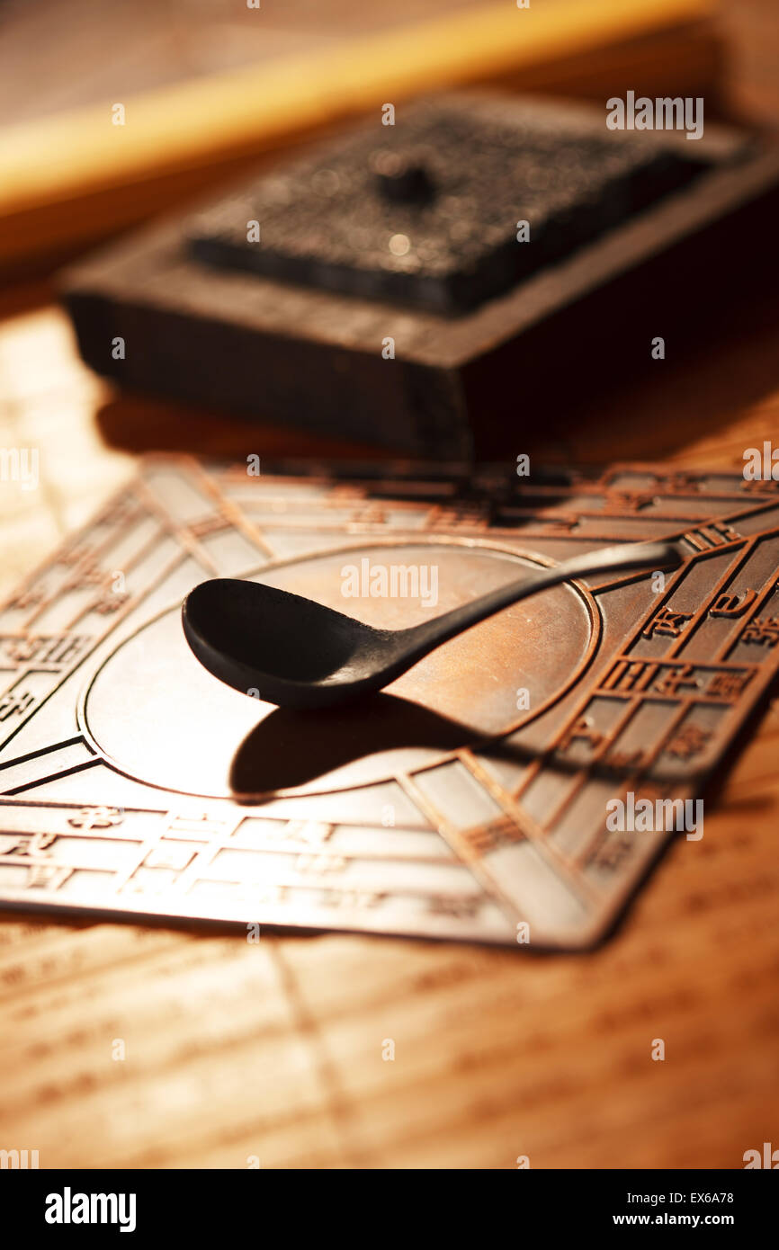 Still life compass and printing Stock Photo - Alamy