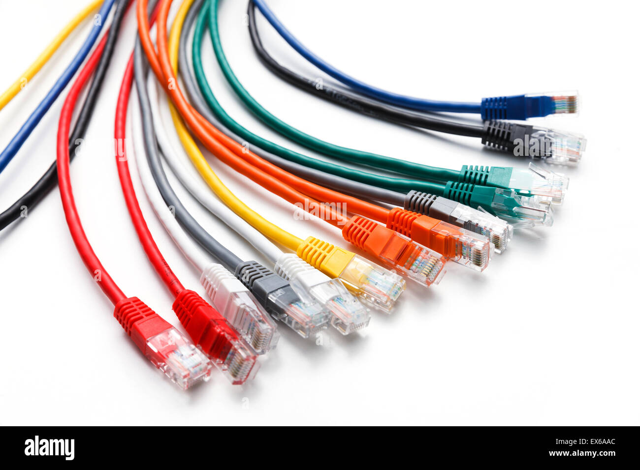 Ethernet Network Cables Stock Photo - Alamy
