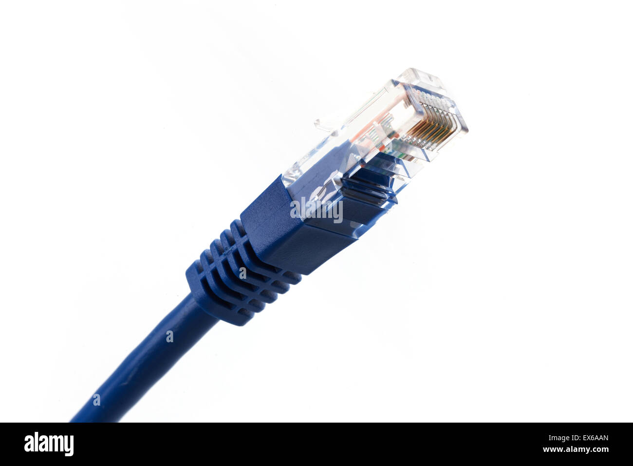 Close-up of Ethernet network cables Stock Photo - Alamy