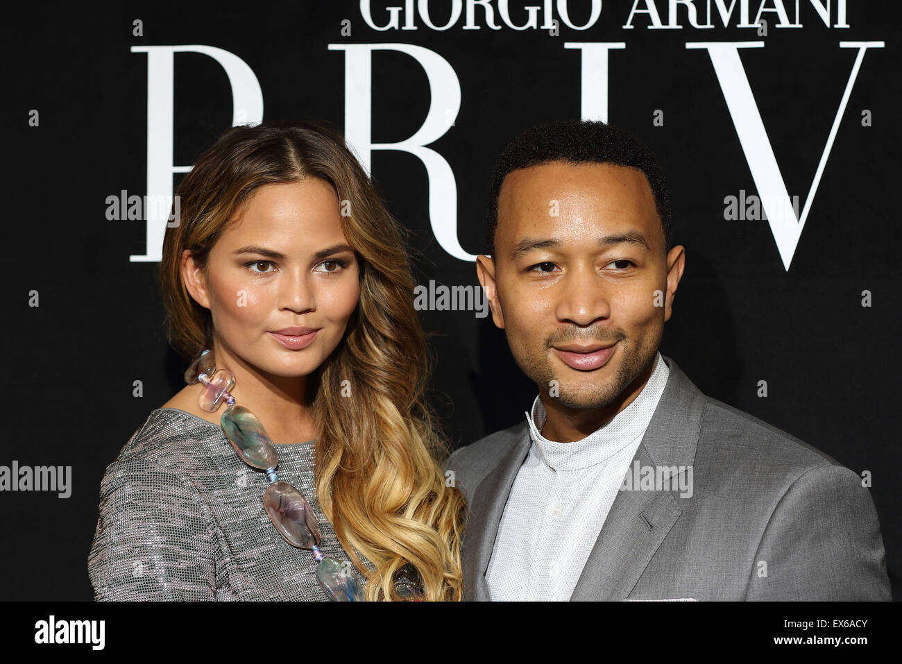 US John Legend and his wife Chrissy Teigen attend the presentation of ...